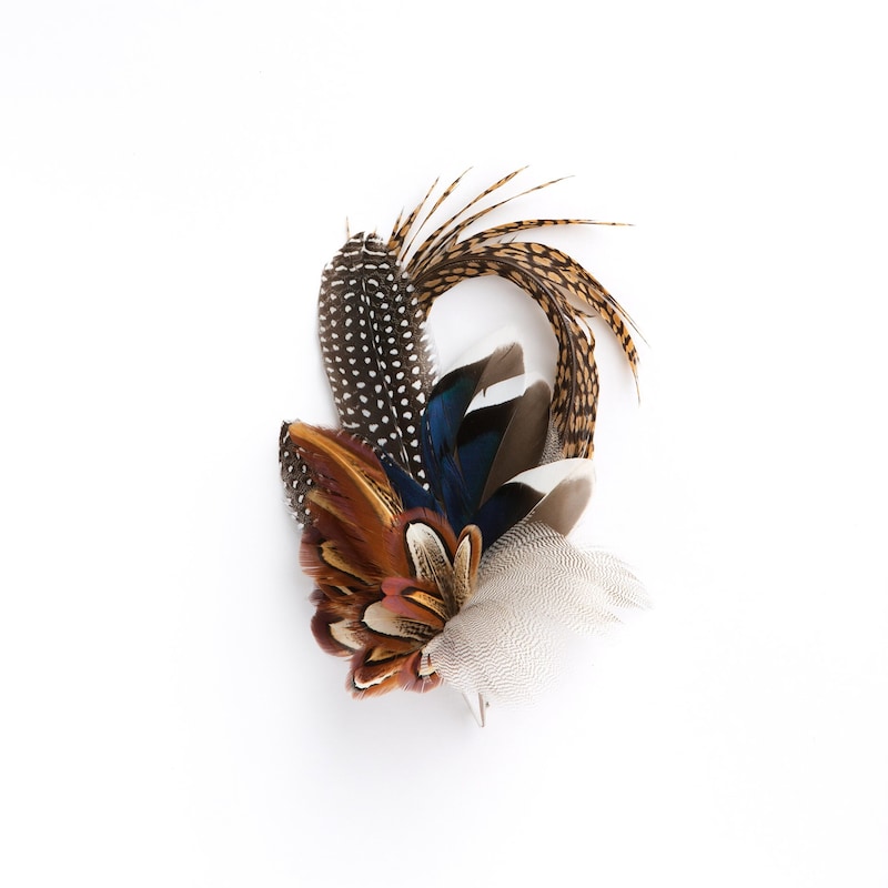 Feather Lapel Pin - Etsy