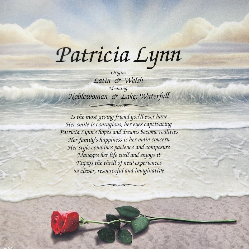 Name Meaning Sign - Etsy