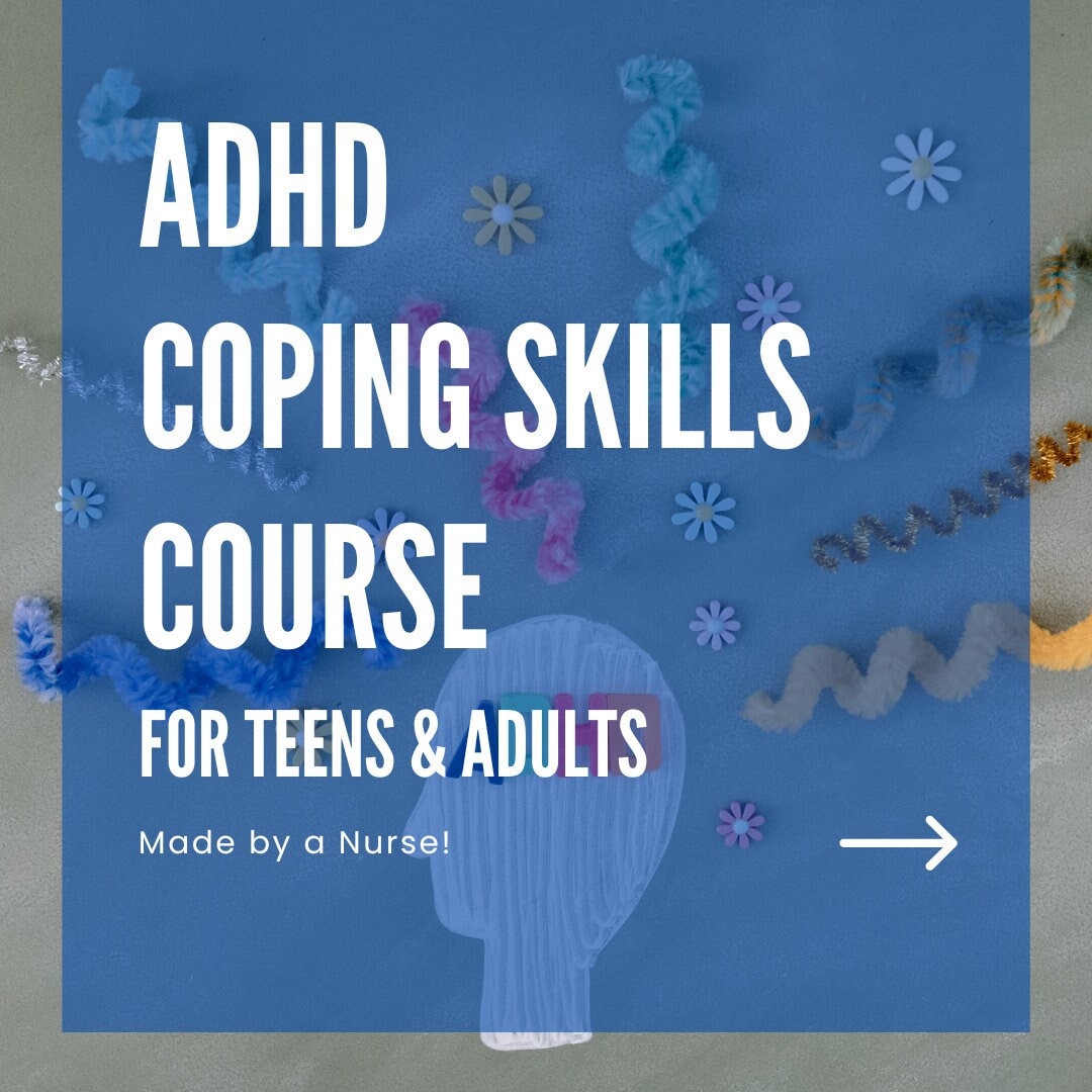 ADHD Help Coping Skills ADHD Time Management Fidget Adult ADHD Organize ...