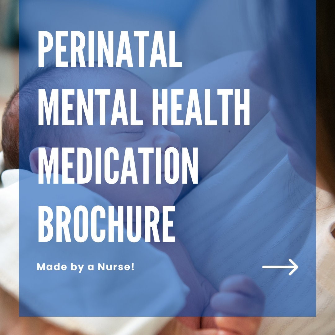 Perinatal Provider Info Postpartum Mental Health Brochure Psych ...