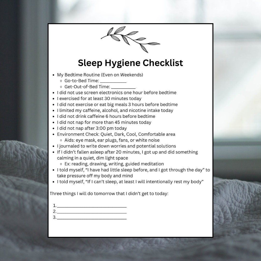 Bedtime Checklist Sleep Help Sleep Schedule Bedtime Routine Sleep ...