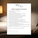 Sleep Hygiene Checklist Insomnia Handout Bedtime Routines Wind Down ...
