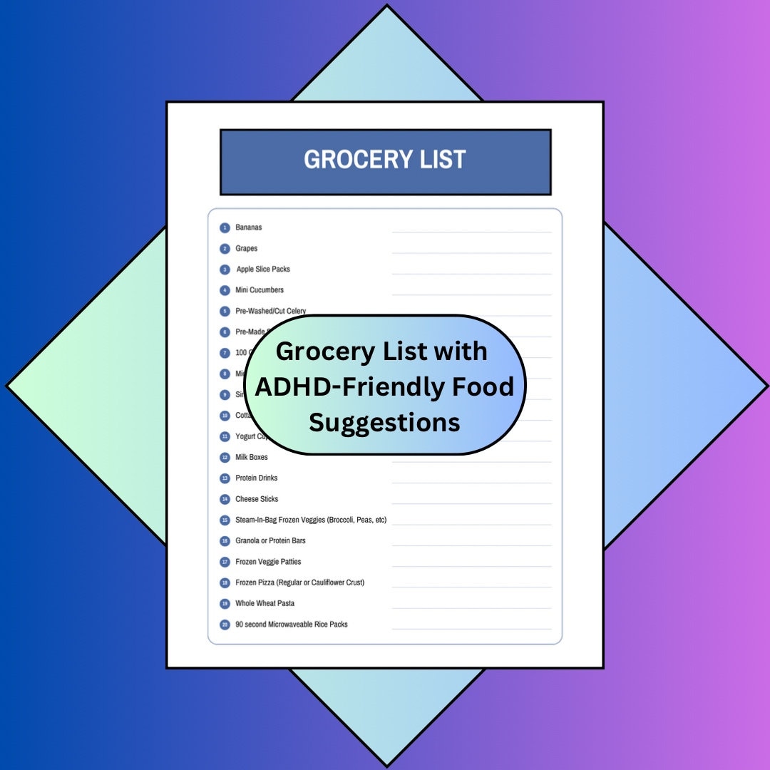 Pre built ADHD Grocery List Food Checklist Easy Snack Ideas Fast Lunch pre-built-adhd-grocery-list-food-checklist-easy-snack-ideas-fast-lunch