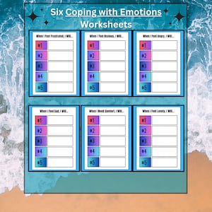 Therapy for Beginners Learn Emotions Bundle Mental Health Worksheets ...