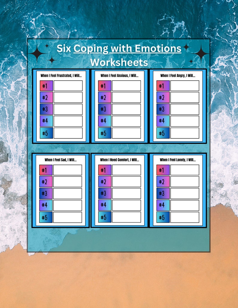 Therapy for Beginners Learn Emotions Bundle Mental Health Worksheets ...