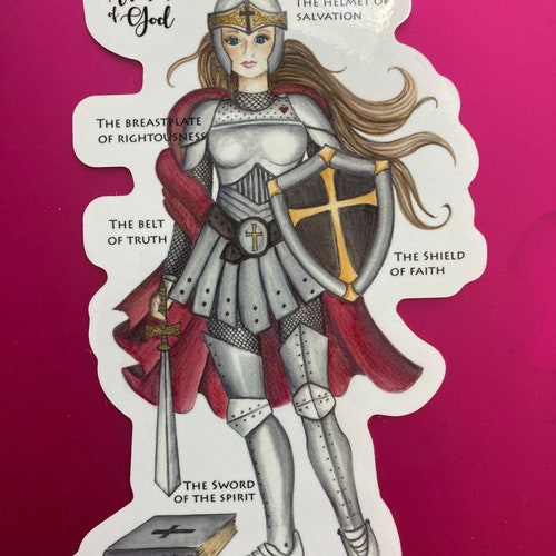 Armor of God Poster 6 Pieces of Spiritual Full Armor in - Etsy