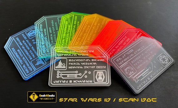 Star Wars Inspired ID Card / Scan Doc - Etsy