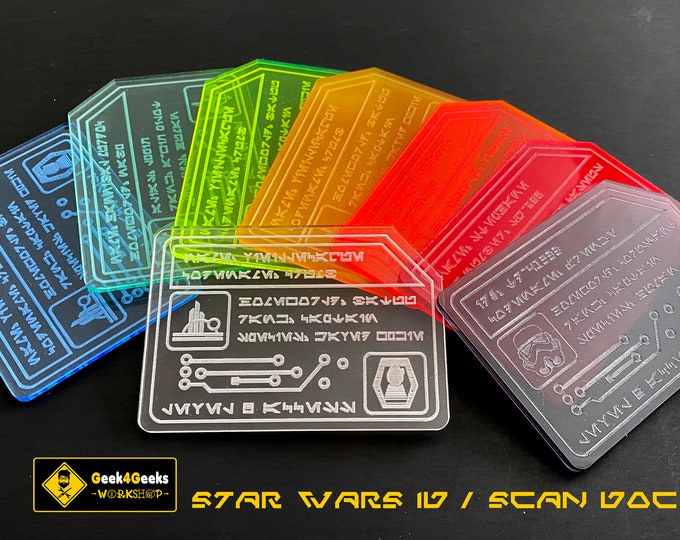 Star Wars Inspired ID Card / Scan Doc - Etsy