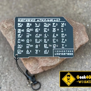 Aurebesh (star Wars Language) Decoder/translator Card - Etsy