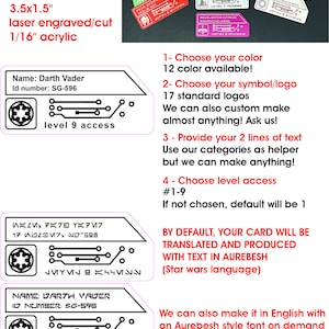 Star Wars Inspired Magnetic NAME TAG / BADGE - Etsy