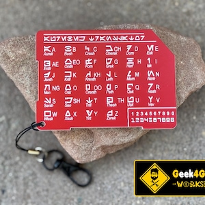 Aurebesh (star Wars Language) Decoder/translator Card - Etsy