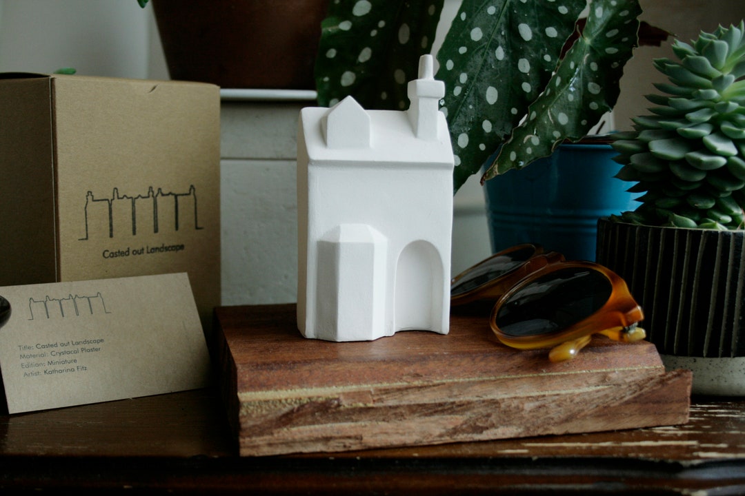 Miniature Architecture Plaster Cast House Collectible - Etsy