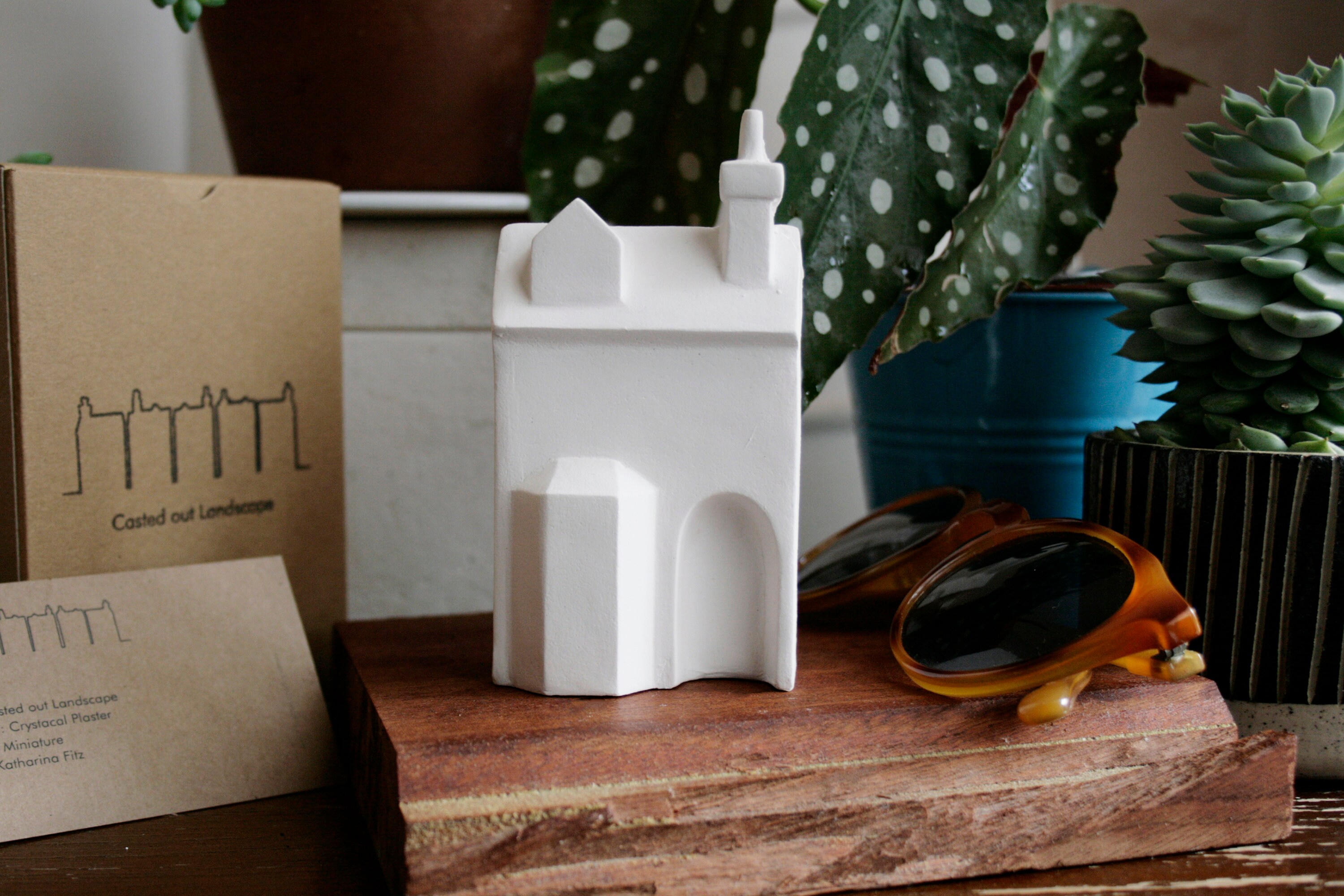 Miniature Architecture Plaster Cast House Collectible - Etsy