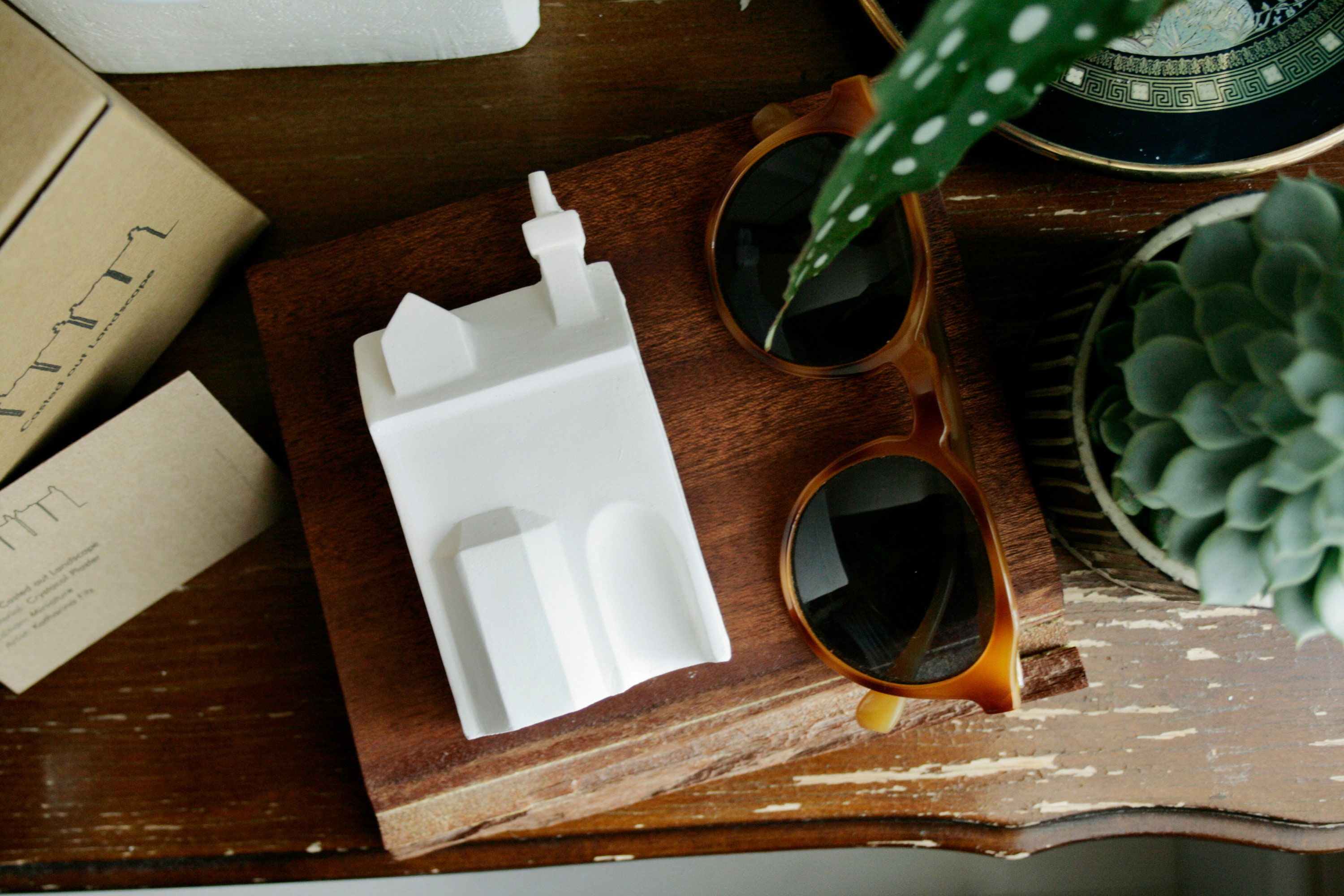 Miniature Architecture Plaster Cast House Collectible - Etsy