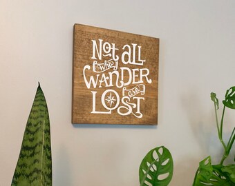 Rustic Wander Sign - Etsy