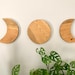 Handcut Rustic Wooden Lunar Moon Phase Wall Art - Etsy