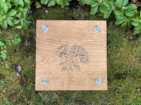 Flower Plant Press Kit Rustic Botanical Solid Wood Press With - Etsy