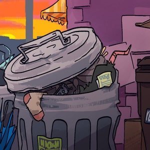 Trash and Rat Animated Stream Starting Soon/brb Screens | 3 Looping ...