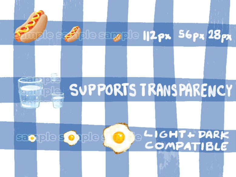 Food Emote Set 18 Emote Set for Twitch Stream Discord Youtube, Pizza ...