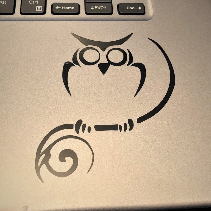 Owl Wall Decal - Etsy UK