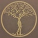 Tree of Life With Female Shape Permanent Adhesive Vinyl Decal - Etsy