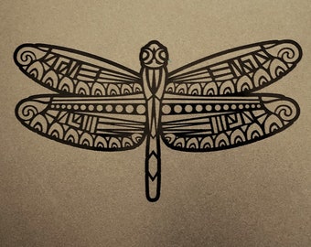 Tribal dragonfly | Etsy
