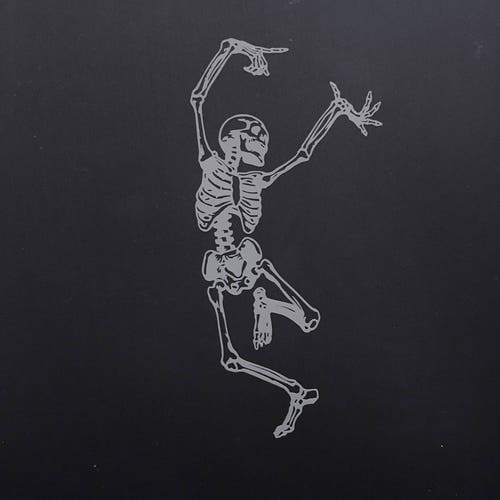 5.5 X 6 Skeleton GD Vinyl Decal - Etsy