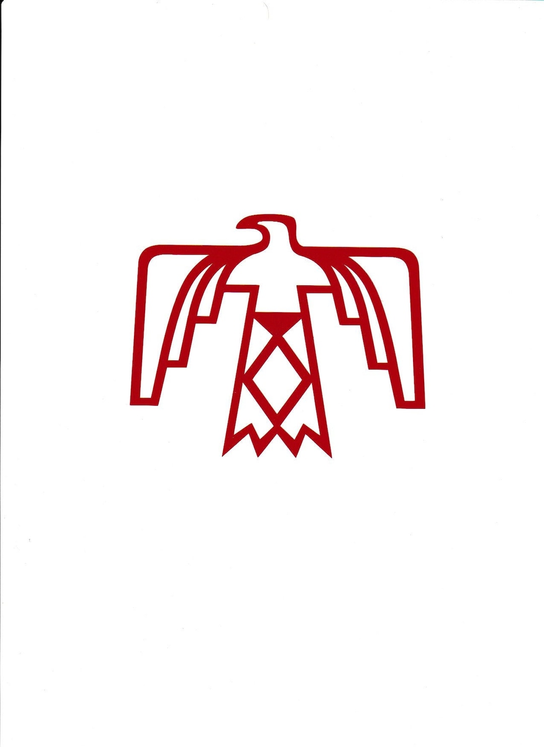 Native American Thunderbird Vinyl Decal for Laptops, Cars, Cups, Water ...
