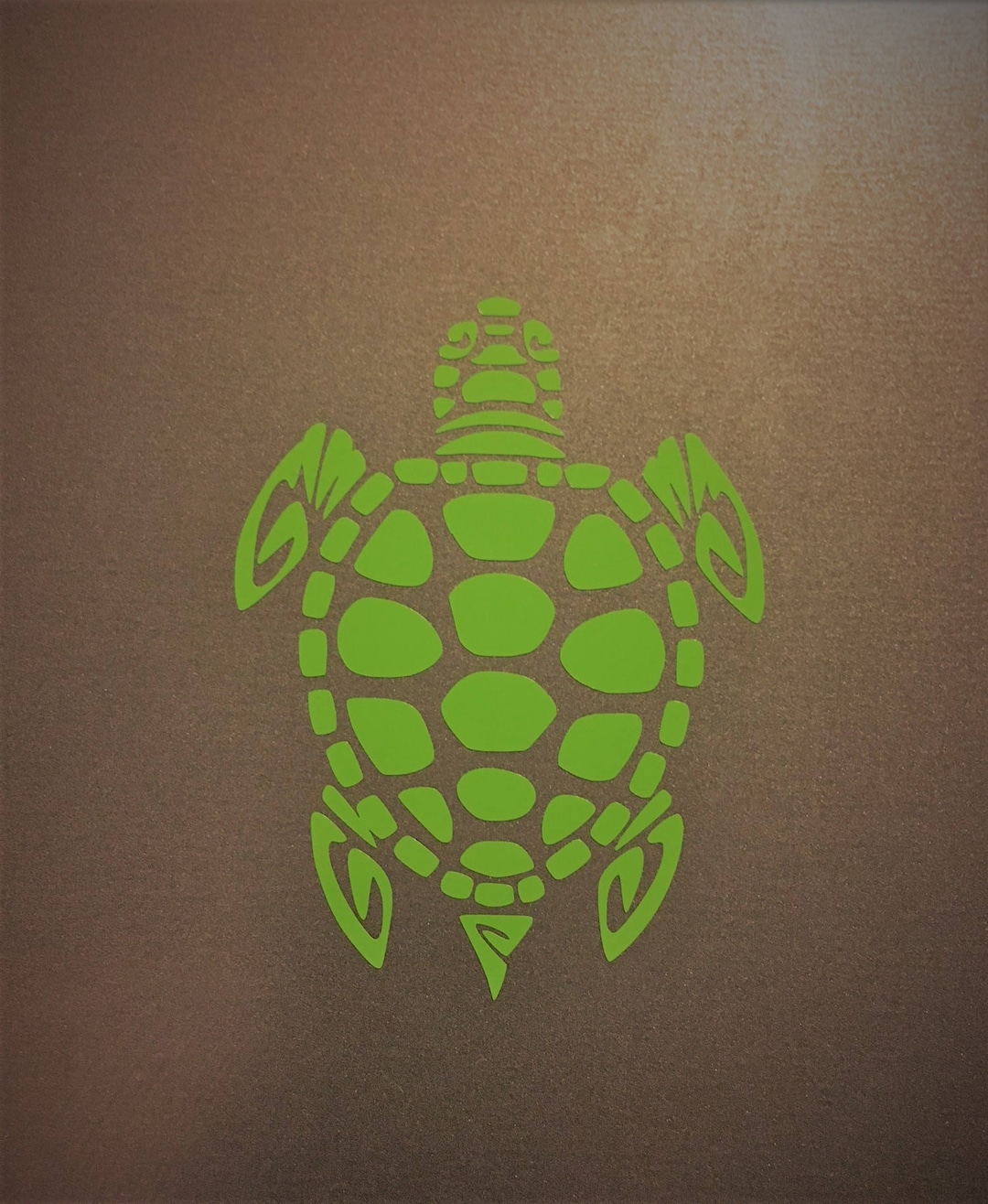 Detailed Tribal Sea Turtle Vinyl Decal - Etsy