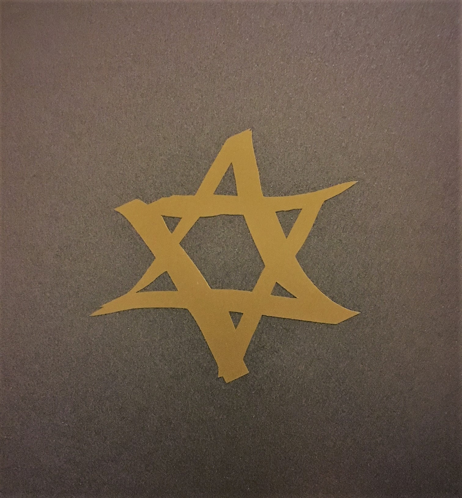 Hand Drawn Star of David Vinyl Decal for Laptops Cars Cups | Etsy