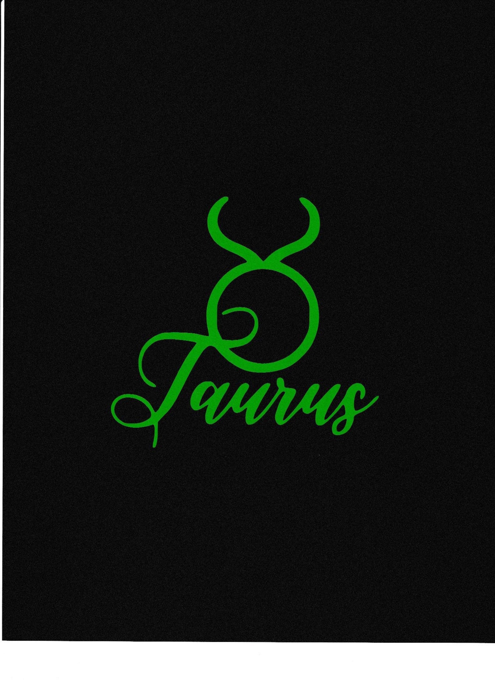 Taurus Astrological Sign Vinyl Decal For Laptops Cars Cups | Etsy