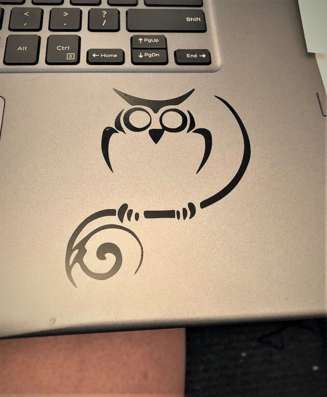 Minimalist Tribal Owl Vinyl Decal for Laptops, Cups, Water Bottles ...