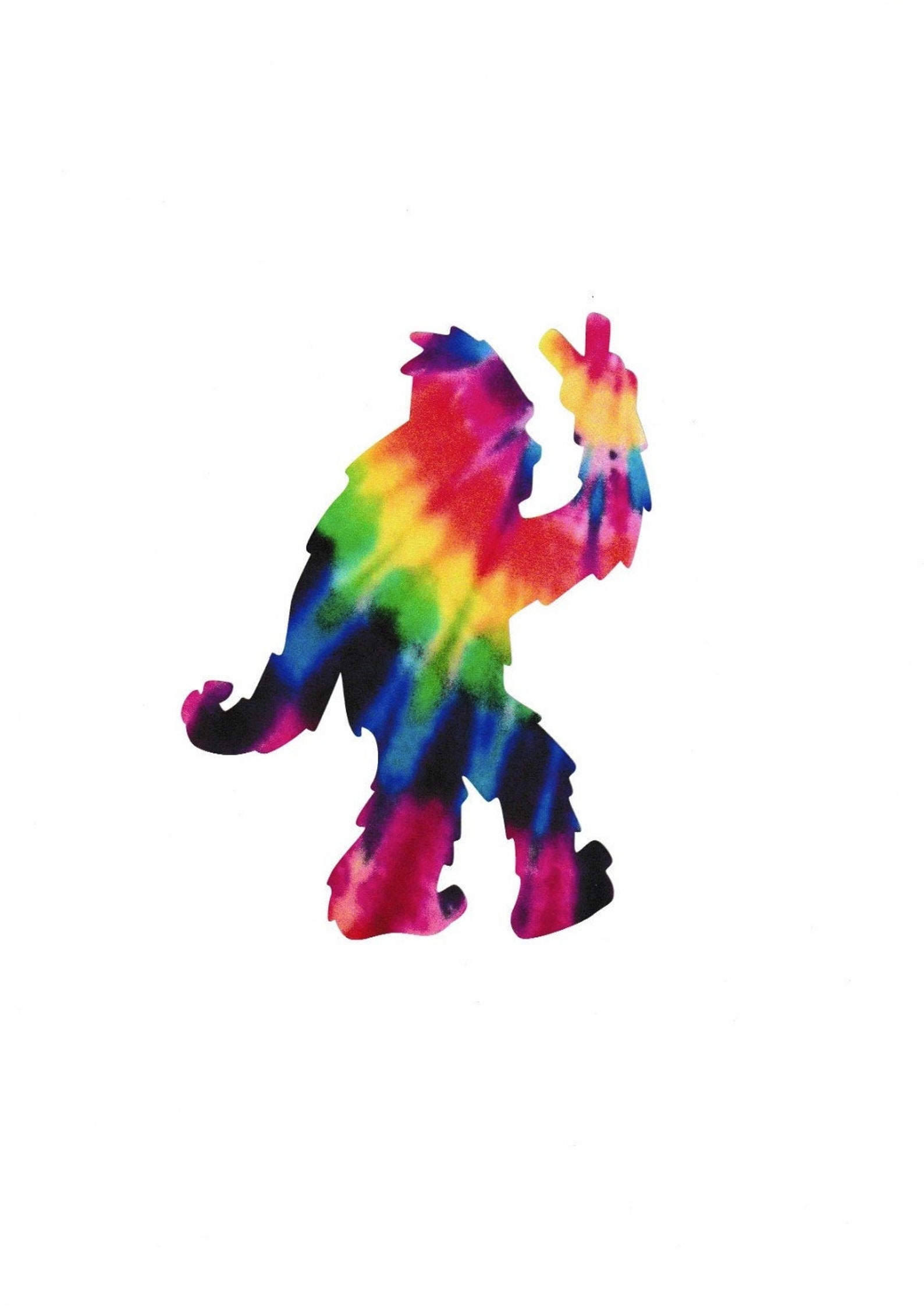 Yeti Making Peace Sign Vinyl Decal For Laptops Cars Cups | Etsy