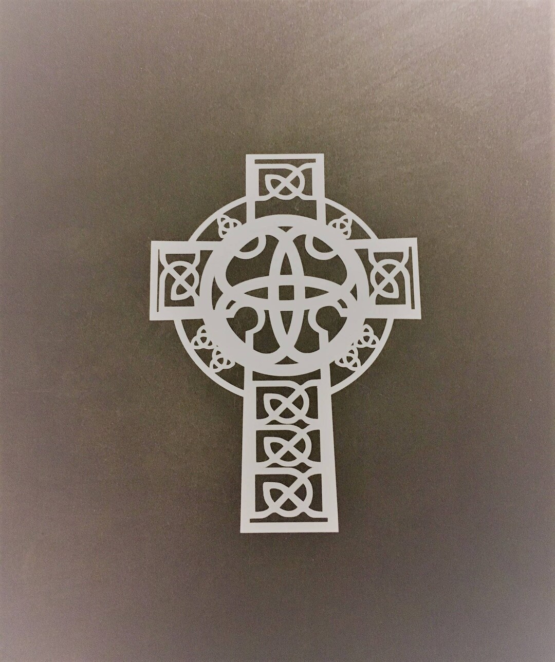 Celtic Cross Vinyl Decal for Laptops, Cars, Cups, Water Bottles Etc. - Etsy