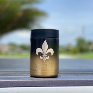 New Orleans Saints Powdercoated Yeti Tumbler, Free Personilization! - Etsy
