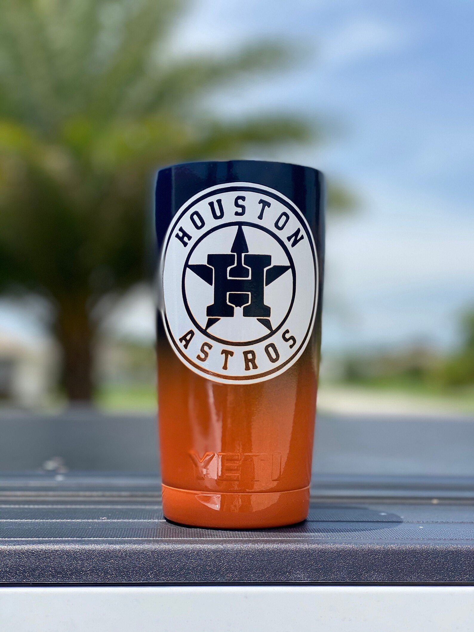 Houston Astros Powdercoated Yeti Tumbler Free | Etsy