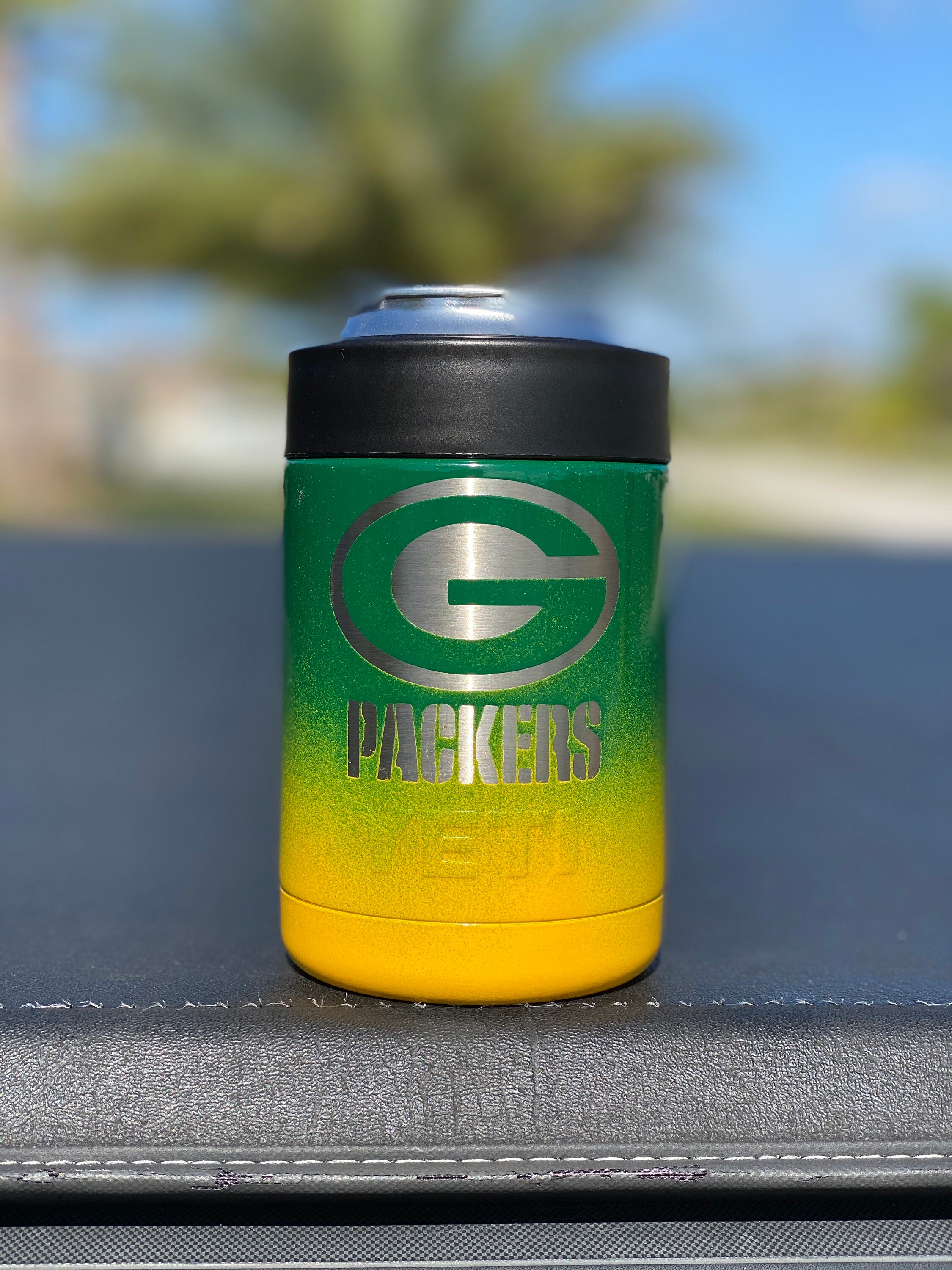 Green Bay Packers Powdercoated Yeti Tumbler, Free Personilization! - Etsy