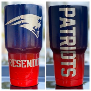 Football Team Powdercoated Yeti Tumbler, Free Personilization! - Etsy