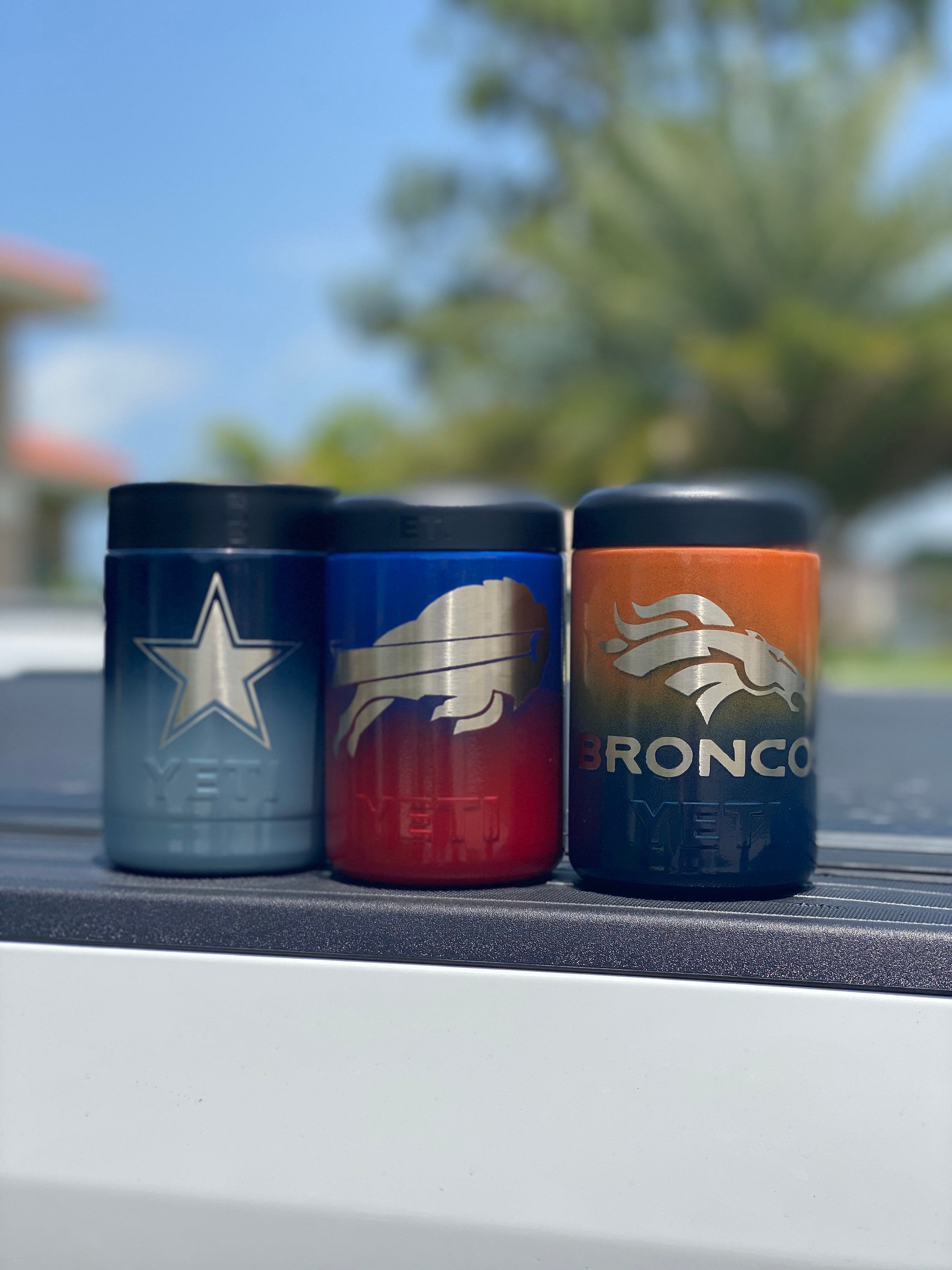 Football Team Powdercoated Yeti Tumbler Free Personilization | Etsy