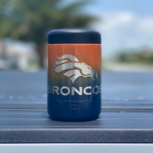 Denver Broncos Powdercoated Yeti Tumbler, Free Personilization! - Etsy