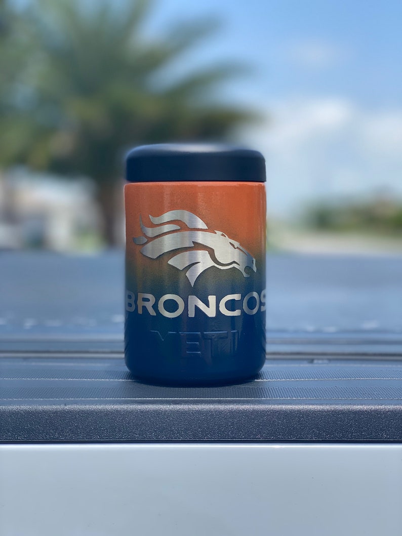 Denver Broncos Powdercoated Yeti Tumbler, Free Personilization! - Etsy