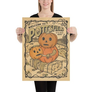 Over the Garden Wall Pottsfield Poster - Wall Art Print by Mark T ...