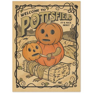 Over the Garden Wall Pottsfield Poster - Wall Art Print by Mark T ...