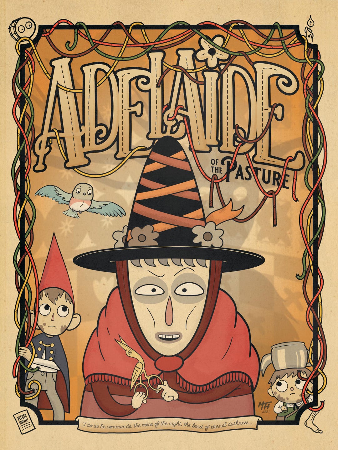 Adelaide of the Pasture Art Print - Over the Garden Wall Fan Art - Etsy