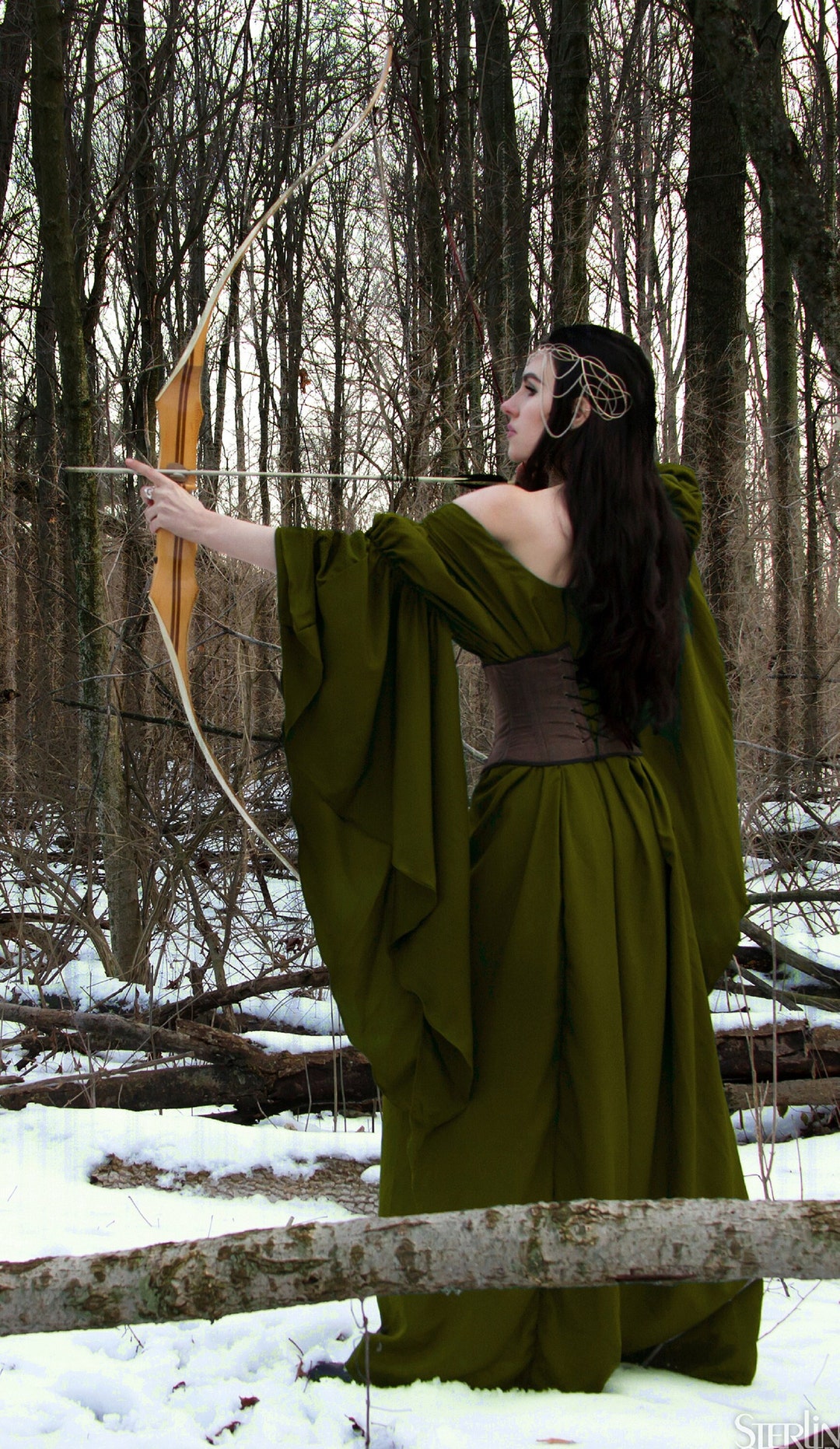 Renaissance Women Costume Medieval Fantasy Cosplay Gown Dress "the ...