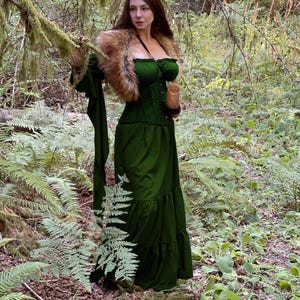 Women 's Renaissance Earth Goddess Costume. Ren Faire - Medieval ...
