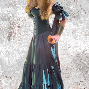 Women 's Renaissance Earth Goddess Costume. Ren Faire - Medieval ...