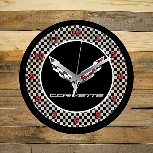 Corvette Wall Clock - Etsy
