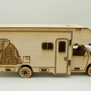 Winnebago Camper Model Made From 3mm Birch Laser Cut and Assembled - Etsy