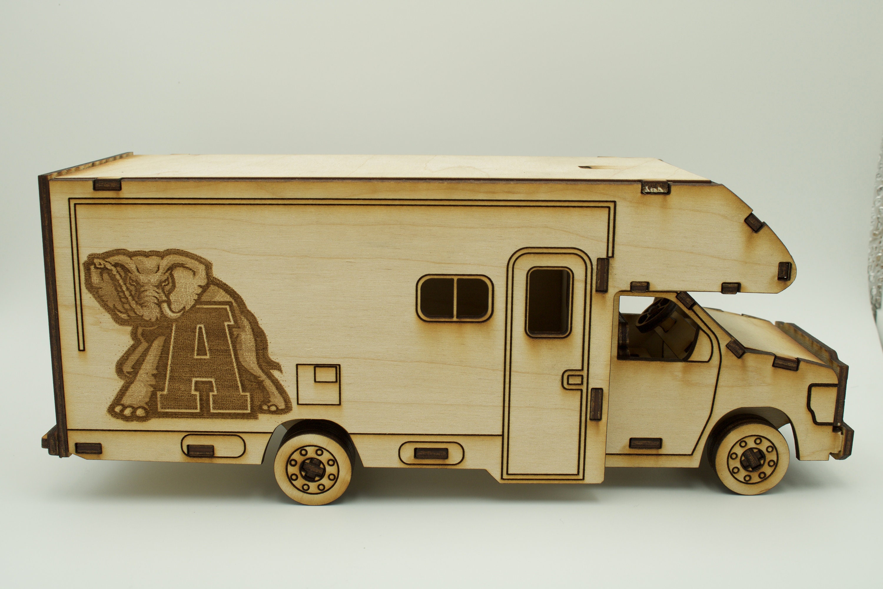 Winnebago Camper Model Made From 3mm Birch Laser Cut and Assembled - Etsy